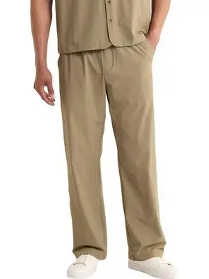 RIZORT Stretch Nylon Drawstring Pants - Olive