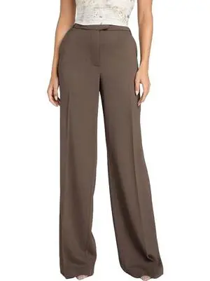 MARCIANO Giselle Straight Pants - Brown