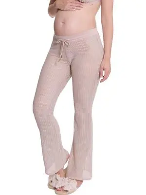 CACHE COEUR Milos Maternity Beachwear Pants - Beige