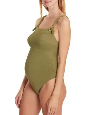 CACHE COEUR Cache Coeur Maternity Cruise Swimsuit Kiwi