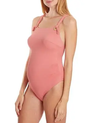 CACHE COEUR Cache Coeur Maternity Cruise Swimsuit Pink