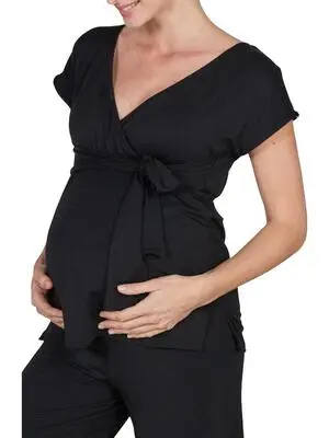CACHE COEUR Origin Maternity And Nursing Tunic Black