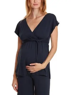 CACHE COEUR Origin Maternity And Nursing Tunic Indigo