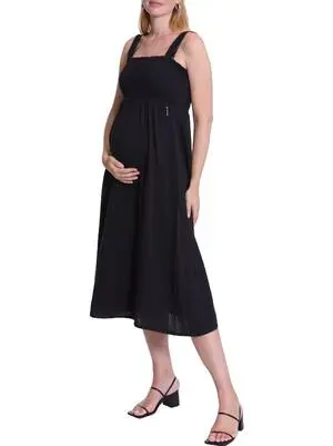 CACHE COEUR Lola Maternity And Nursing Dress - Black