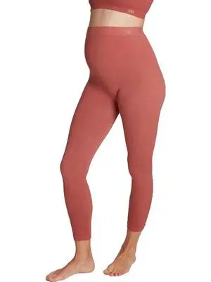 CACHE COEUR Zoé Seamless Maternity Leggings - Terracotta