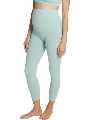 CACHE COEUR Zoé Seamless Maternity Leggings - Water Green
