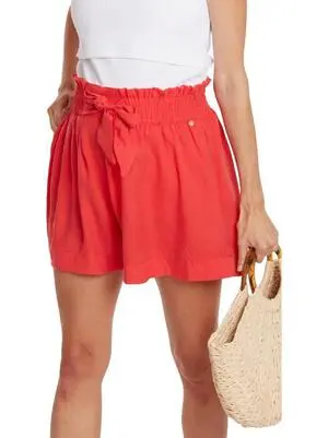 CACHE COEUR Nubie Maternity Shorts - Mango