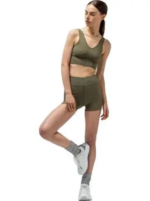 REFORMER Ribbed Biker Short - Olive