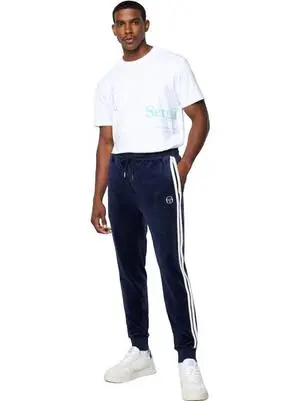 SERGIO TACCHINI Damarindo Velour Track Pant - Maritime Blue
