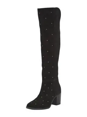 Lucky Brand Borah 2 Knee High Boot - Black Stud