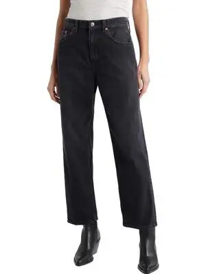RE/DONE The Ollie Mid-rise Straight-leg Jeans - Fadedout