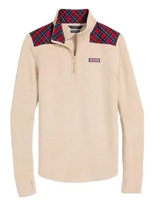 Vineyard Vines Dreamcloth Half-zip Pullover - Oatmeal Heather