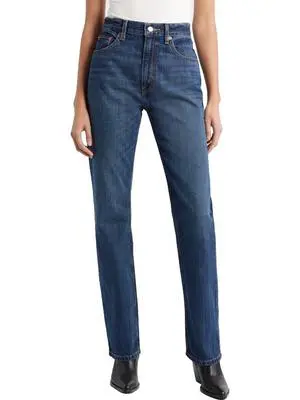 RE/DONE The Blondie High-waist Skinny Jeans - Offbeatblue