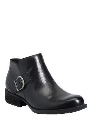BØRN Kace Leather Bootie - Black Leather