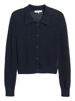 FRAME The Shrunken Cardigan - Navy