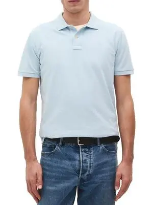 SCALPERS Basic Polo Ii - Light Blue