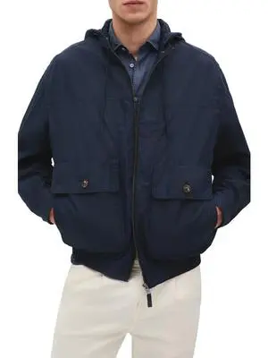 SCALPERS Bert Regular Fit Jacket - Navy