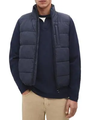 SCALPERS Charlie Puffer Gilet - Navy