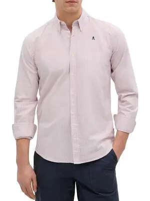 SCALPERS New Oxford Bd Shirt - Dark Pink