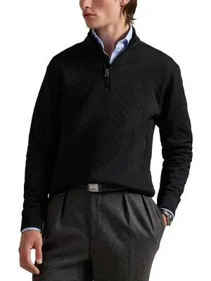 Polo Ralph Lauren Cotton Quarter-zip Pullover - Polo Black