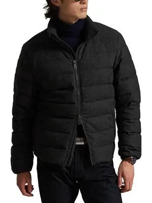 Ralph Lauren Herringbone Down Jacket - Barclay Heather
