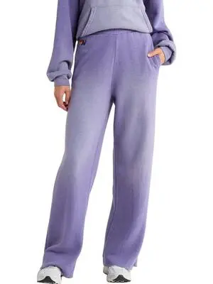 Aviator Nation Wide Leg Pocket Sweatpants - Faded Grape