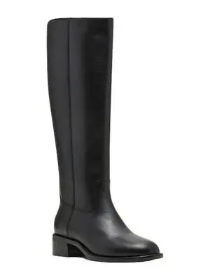 Blondo Freya Waterproof Knee High Boots - Black Leather