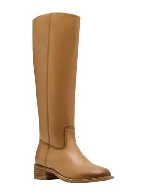 Blondo Freya Waterproof Knee High Boots - Peanut Leather
