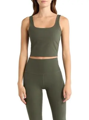MPG Crop Rib Tank Top