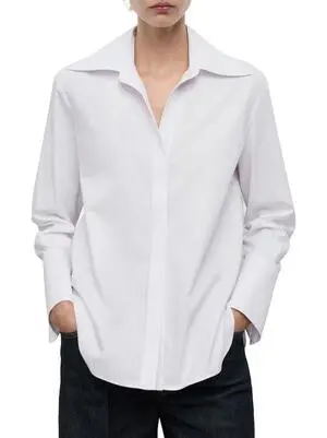 MANGO Button-Down Woven Shirt