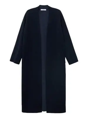Mango Long Knit Cardigan - Dark Navy