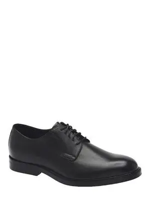 BOSS Dresletic Leather Plain Toe Derby - Black