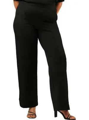 ESTELLE Jolene High-Waist Straight-Leg Pants