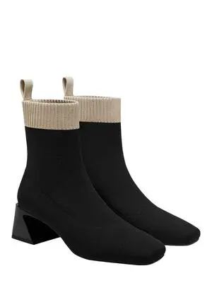 Vivaia Regina Pro Water-repellent Heeled Boots - Black Cream