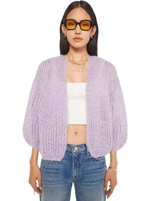 Maiami Mohair Bomber Cardigan - Multi