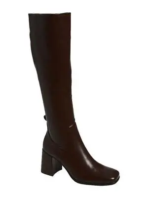 Jeffrey Campbell Hotlava Knee High Boot Coffee