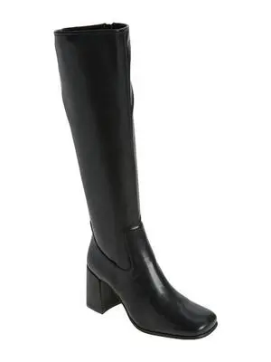Jeffrey Campbell Hotlava Knee High Boot New Black