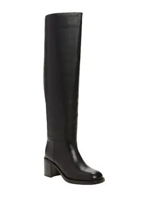 Jeffrey Campbell Vinyl Over-the-knee Boots - Black