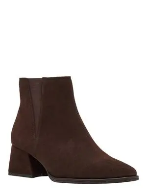 Blondo Mckinzie Waterproof Block Heel Chelsea Boot - Java Suede