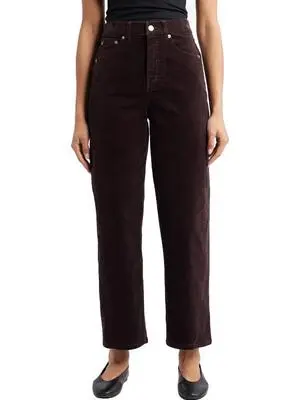 Spanx Corduroy Barrel Pants - Truffle Brown