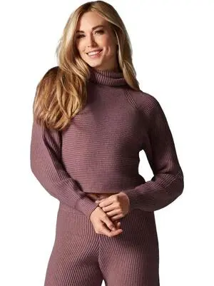 TAVI Alpine Knit Turtleneck - Rose