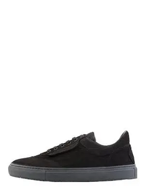 FINI Bold Leather Sneakers - Black