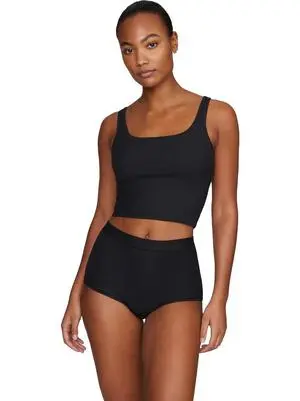 CUUP Square Neck Tank - Black