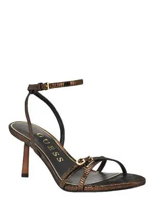 Guess Connee Ankle Strap Sandal - Bronze