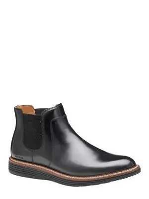 Johnston & Murphy Upton Chelsea Boot - Black Full Grain