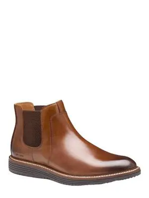 Johnston & Murphy Upton Chelsea Boot - Tan Full Grain