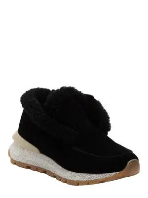 275 CENTRAL Quinn Genuine Shearling Lined Sneaker Boot - Black