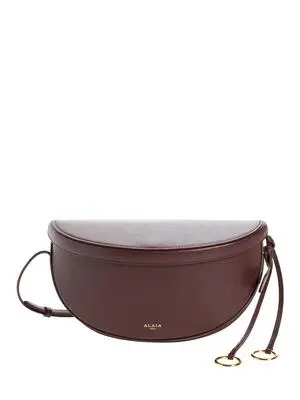 Alaïa Hip East West Crossbody Bag - Rouge Grenat