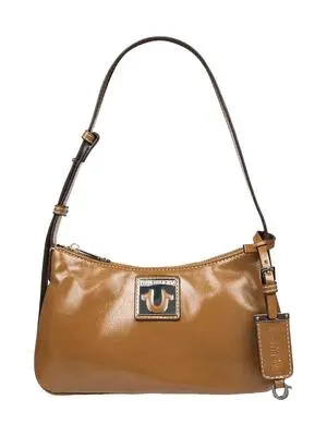 True Religion Crinkle Finish Shoulder Bag - Camel