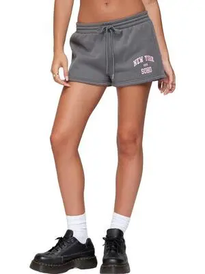 EDIKTED Soho 76 Sweatshorts - Gray
